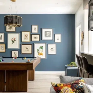 Sherwin Williams SW 7604 Smoky Blue paint color review