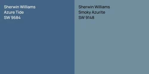 Compare Sherwin Williams Azure Tide with other colors