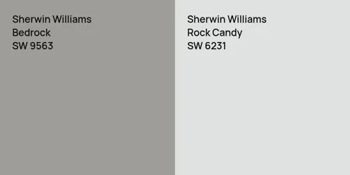 Sherwin Williams Bedrock vs. Sherwin Williams Bedrock comparison