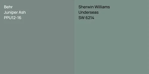Behr Juniper Ash vs. Behr Ash Blue comparison
