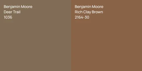 Benjamin Moore Deer Trail vs. Benjamin Moore French Press comparison
