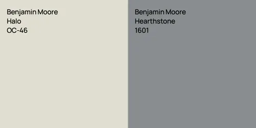 Compare Benjamin Moore Halo with other colors