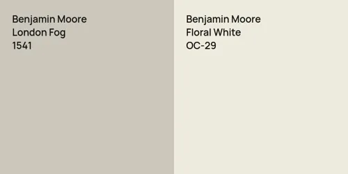 Benjamin Moore London Fog vs. Benjamin Moore London Fog comparison