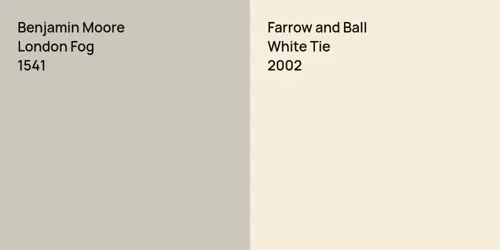 Compare Benjamin Moore London Fog with other colors