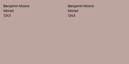 Benjamin Moore Monet vs. Benjamin Moore Amaryllis comparison
