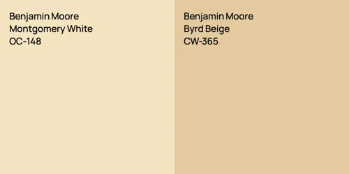 Benjamin Moore Montgomery White vs. Benjamin Moore Marlboro Blue comparison