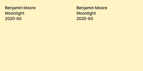 Benjamin Moore Moonlight vs. Benjamin Moore Palm Coast Pale comparison