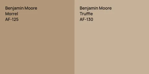 Benjamin Moore Morrel vs. Benjamin Moore Handmade comparison