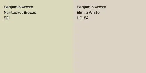 Benjamin Moore Nantucket Breeze vs. Benjamin Moore Nantucket Gray ...