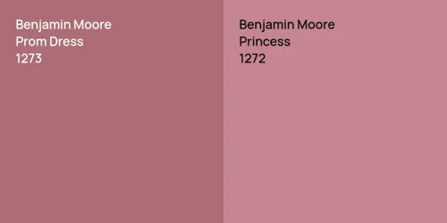 Compare Benjamin Moore Prom Dress with other colors