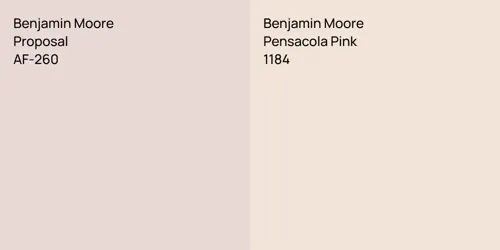 Benjamin Moore Proposal vs. Benjamin Moore Rhythm and Blues comparison