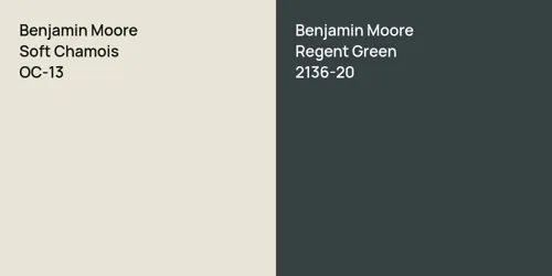 Compare Benjamin Moore Soft Chamois with other colors