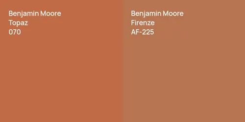 Benjamin Moore Topaz vs. Benjamin Moore White Cloud comparison