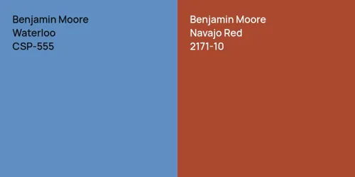 Benjamin Moore Waterloo vs. Benjamin Moore Lucerne comparison