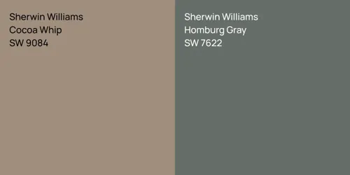 Sherwin Williams Cocoa Whip vs. Sherwin Williams Cocoa Whip comparison