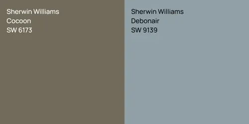 Sherwin Williams Cocoon vs. Sherwin Williams Cocoon comparison
