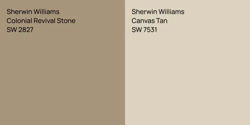 Sherwin Williams Colonial Revival Stone vs. Sherwin Williams Colonial ...