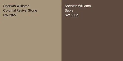 Sherwin Williams Colonial Revival Stone vs. Sherwin Williams Colonial ...