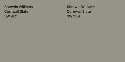 Compare Sherwin Williams Cornwall Slate with other colors