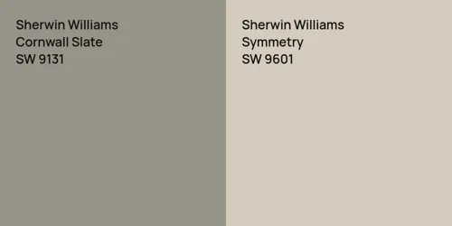 Compare Sherwin Williams Cornwall Slate with other colors