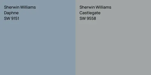 Compare Sherwin Williams Daphne with other colors