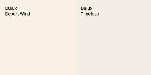Dulux Desert Wind vs. Dulux Frosted Dawn comparison