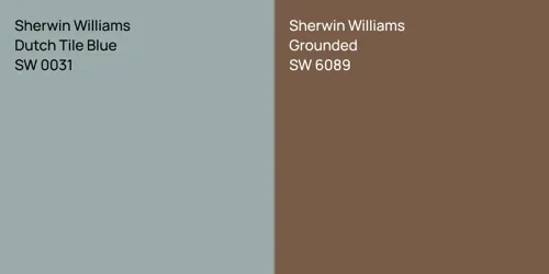 Compare Sherwin Williams Dutch Tile Blue with other colors