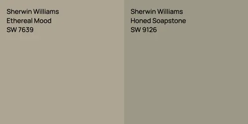 Compare Sherwin Williams Ethereal Mood with other colors
