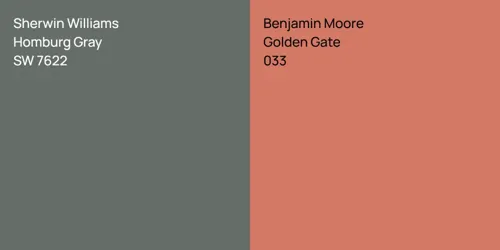Sherwin Williams Homburg Gray vs. Benjamin Moore Steep Cliff Gray ...