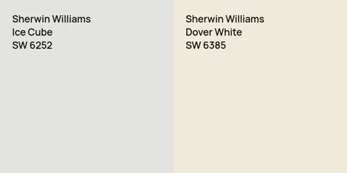 Sherwin Williams Ice Cube vs. Sherwin Williams Ice Cube comparison