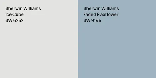 Sherwin Williams Ice Cube vs. Sherwin Williams Ice Cube comparison