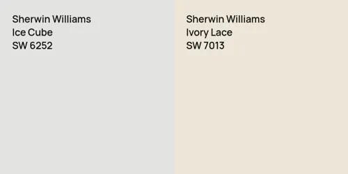 Sherwin Williams Ice Cube vs. Sherwin Williams Ice Cube comparison