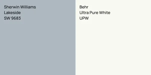 Compare Sherwin Williams Lakeside with other colors