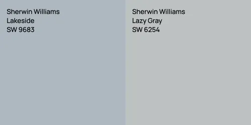 Compare Sherwin Williams Lakeside with other colors