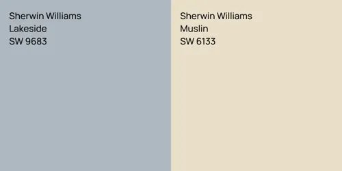 Compare Sherwin Williams Lakeside with other colors