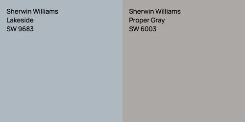 Compare Sherwin Williams Lakeside with other colors