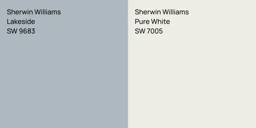 Compare Sherwin Williams Lakeside with other colors