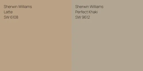 Sherwin Williams Latte vs. Sherwin Williams Latte comparison