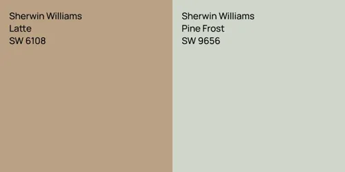 Sherwin Williams Latte vs. Sherwin Williams Latte comparison