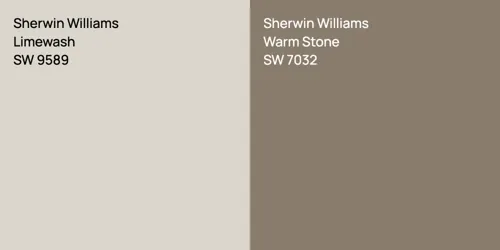 Compare Sherwin Williams Limewash with other colors