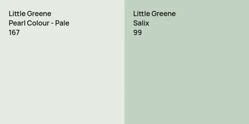Little Greene Pearl Colour - Pale vs. Little Greene Linen Wash comparison