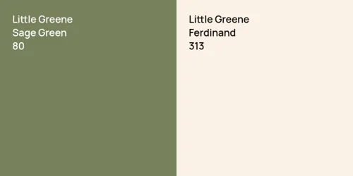 Little Greene Sage Green vs. Little Greene Clay Pale comparison
