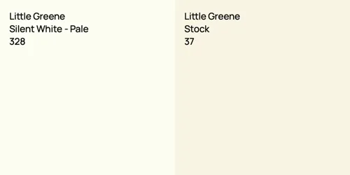 Little Greene Silent White - Pale vs. Little Greene Portland Stone ...
