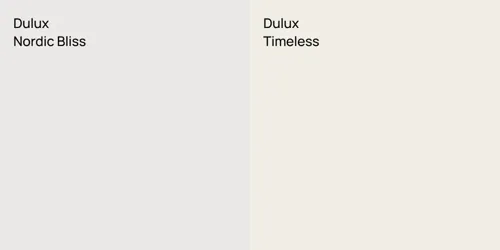 Dulux Nordic Bliss vs. Dulux Rum Caramel 5 comparison