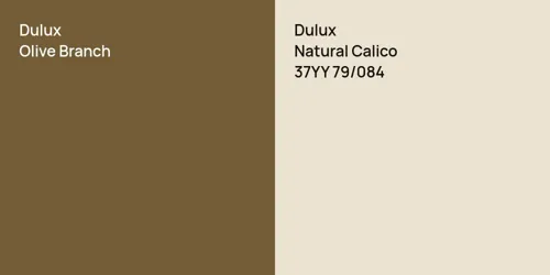 Compare Dulux Olive Branch with other colors