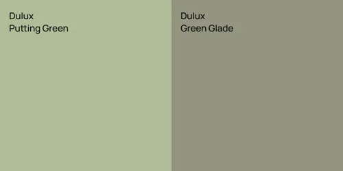 Dulux Putting Green vs. Dulux Spring Meadow comparison
