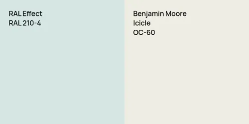 RAL Effect RAL 210-4 vs. RAL Effect RAL 190-5 comparison