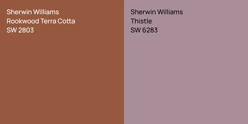 Compare Sherwin Williams Rookwood Terra Cotta