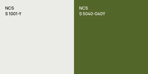 NCS S 1001-Y vs. Benjamin Moore White Dove comparison