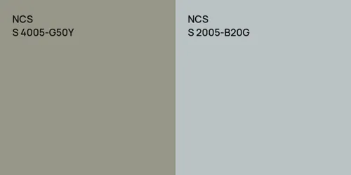 NCS S 4005-G50Y vs. NCS S 3020-B30G comparison
